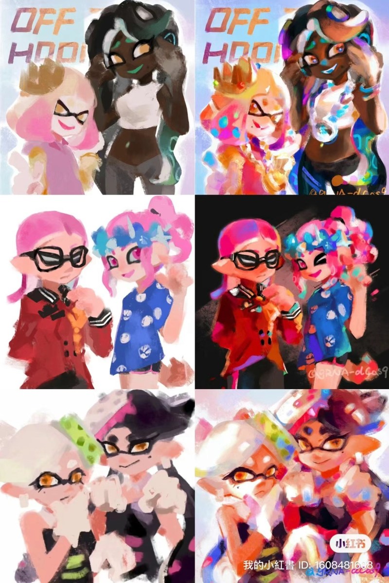 two AI models generated video clips based on my original Splatoon ...